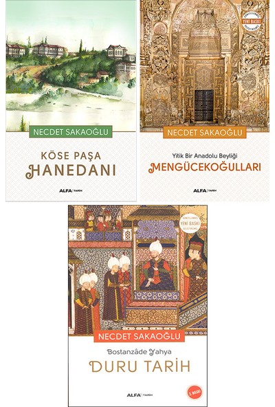 Necdet Sakaoğlu 3 Kitap Set Necdet Sakaoğlu 3 Kitap Set