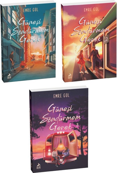 Güneşi Söndürmem Gerek Serisi 1-2-3 Set - Emre Gül - Cep Boy