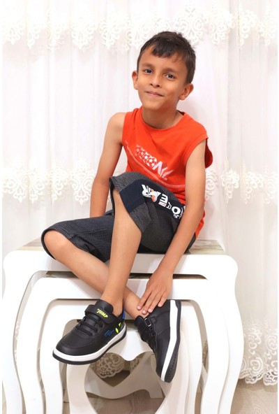 Kidessa 1284-27760 Anatomik Taban Unisex Çocuk Sneakers Ayakkabı - NKT01284-SIYAH Beyaz-27 Kidessa 1284-27760 Anatomik Taban Unisex Çocuk Sneakers Ayakkabı - NKT01284-SIYAH Beyaz-27