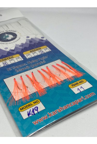 Karahan Çapari El Yapımı 10'lu Kolay Açılır Istavrit Çaparisi K19 (2 Adet) Karahan Çapari El Yapımı 10'lu Kolay Açılır Istavrit Çaparisi K19 (2 Adet)