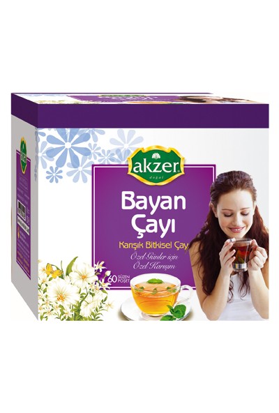 Akzer Civanperçemli Çayı - 60 Süzen Poşet Akzer Civanperçemli Çayı - 60 Süzen Poşet
