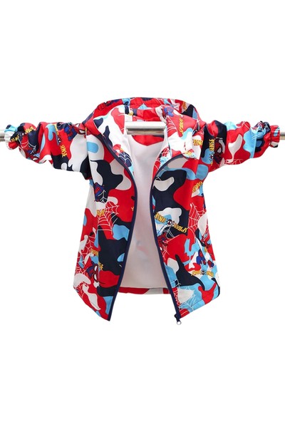 Tarz Çocuk Erkek Çocuk Su Geçirmez Örümcek Adam Yağmurluk Tarz Çocuk Erkek Çocuk Su Geçirmez Örümcek Adam Yağmurluk