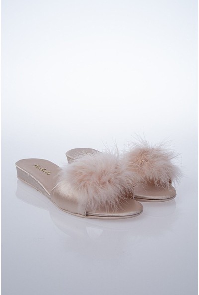 Pierre Cardin Tüylü Ponponlu Terlik PC0015