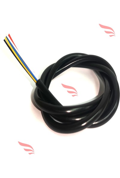 Std 10METRE Yuvarlak Kablo 6x1 0.22MM Kalınlıkta