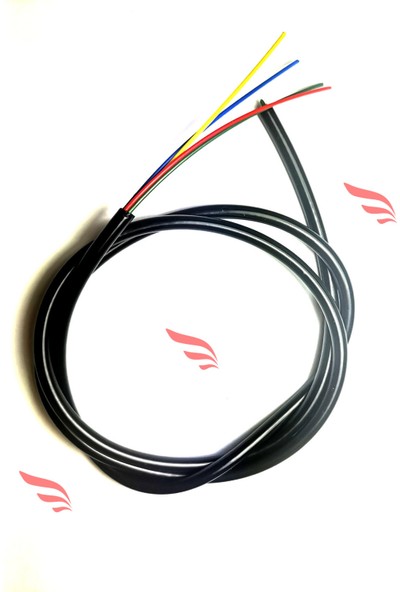Std 10METRE Yuvarlak Kablo 4x1 0.22MM Kalınlıkta