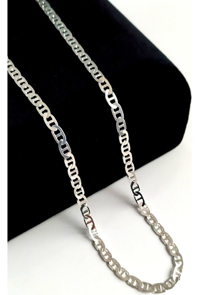 925 Ayar Gümüş Barlı Zincir 3 mm 60 cm