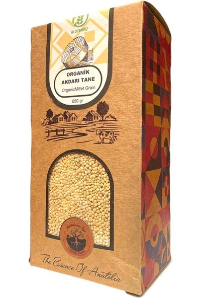 Organik Akdarı Tane ''650gr''