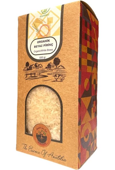 Organik Beyaz Pirinç ''650gr''