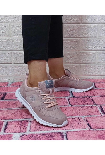 Crush 602 Pudra Fuspetli Ortapedik Hafif Spor Ayakkabı Crush 602 Pudra Fuspetli Ortapedik Hafif Spor Ayakkabı