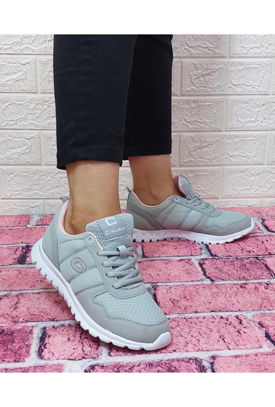 Crush 602 Buz-Pudra Fuspetli Ortapedik Hafif Spor Ayakkabı Crush 602 Buz-Pudra Fuspetli Ortapedik Hafif Spor Ayakkabı