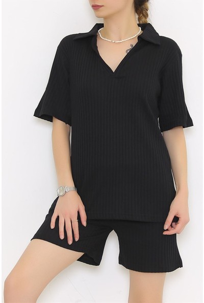 Şortlu Takım Siyah - 9797.1567.