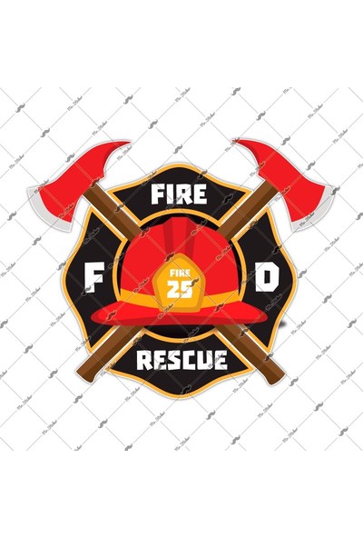 MSL24 Itfaiyeci (Fireman) Etiketi