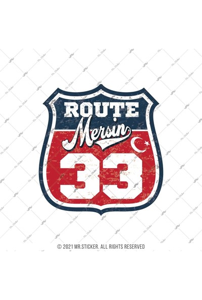 ROUP45 Route Mersin 33 Etiketi ROUP45 Route Mersin 33 Etiketi