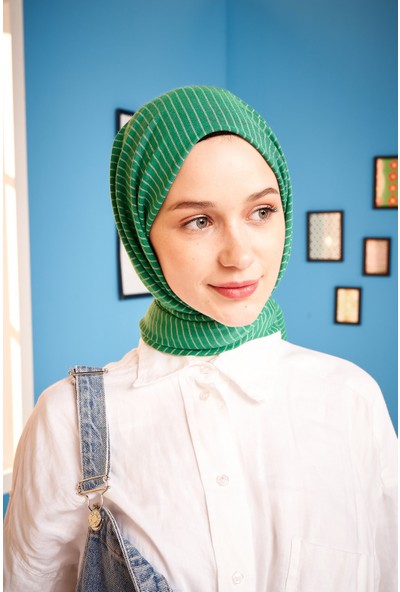 ASL Boutique Kraş White Şal