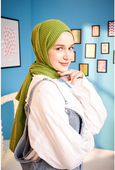 ASL Boutique Kraş White Şal