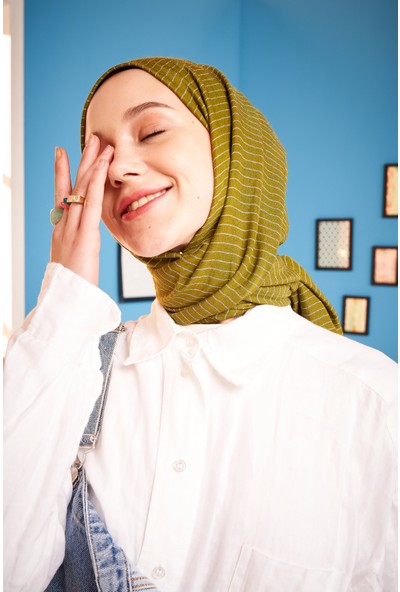 ASL Boutique Kraş White Şal