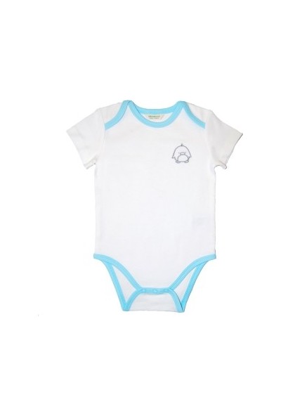 %100 Organik Pamuk Penguin Bebek Kısa Kollu Body %100 Organik Pamuk Penguin Bebek Kısa Kollu Body