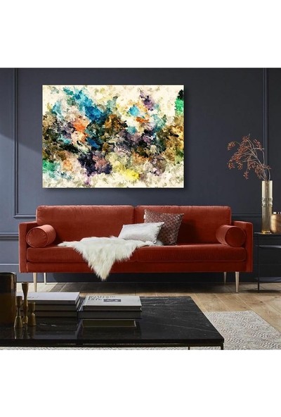 Tablo Plus Mixed Colours Yağlı Boya Dokulu Tablo