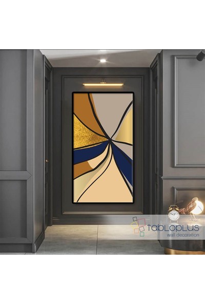 Tablo Plus Soyut Lacivert Gold Çiçek Yağlı Boya Dokulu Tablo Tablo Plus Soyut Lacivert Gold Çiçek Yağlı Boya Dokulu Tablo