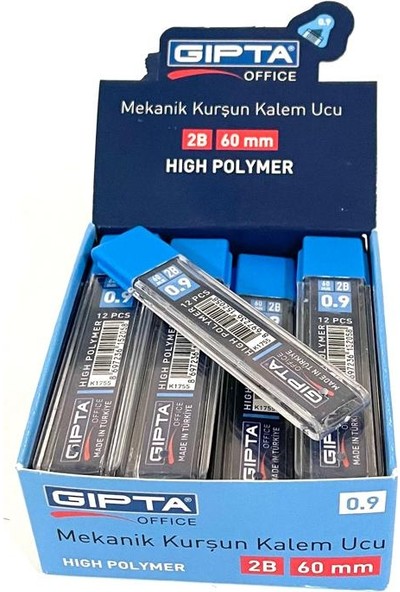 Gıpta 0.9 mm 2b 60 mm Uç 20'li Tüpte (24 Tüp-1 Paket)