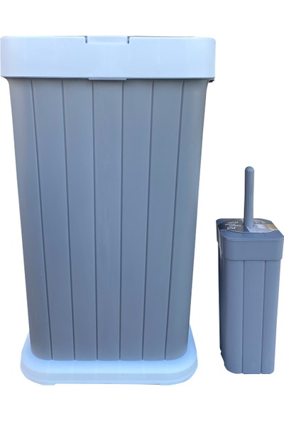 Yeniay Tedarik Dokunmatik Açılır Çamaşır Sepeti&tuvalet Fırcası Multiset Yeniay Tedarik Dokunmatik Açılır Çamaşır Sepeti&tuvalet Fırcası Multiset