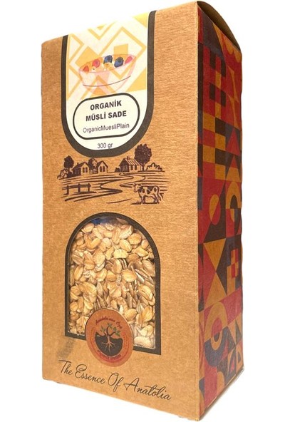 Organik Müsli Sade Tam Tahıl ''300gr'' Organik Müsli Sade Tam Tahıl ''300gr''