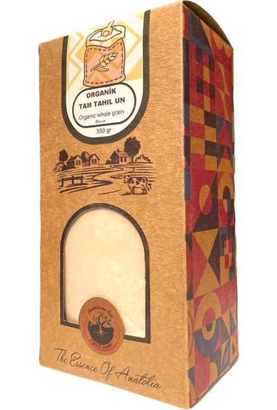 Organik Tam Tahıl Un Karışım (Ekmeklik)Taş Değirmen ''550gr''