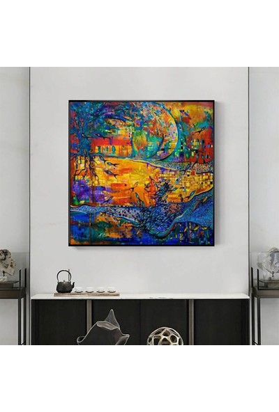 Tablo Plus Soyut Hayat Yağlı Boya Tablo
