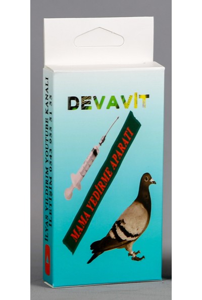 Devavit Güvercin Yavru Yedirme Aparatı Devavit Güvercin Yavru Yedirme Aparatı