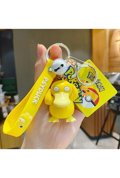 Pokemon Orjinal Lisanslı Anahtarlık Psyduck