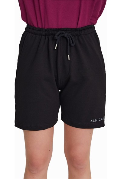 Almicrab Basic Şort Regular Fit Siyah