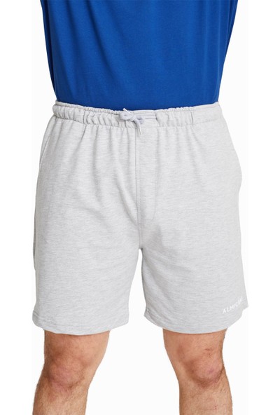 Almicrab Basic Şort Regular Fit Gri