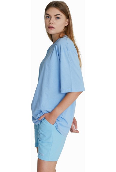 Almicrab Basic Şort Regular Fit Buz Mavisi