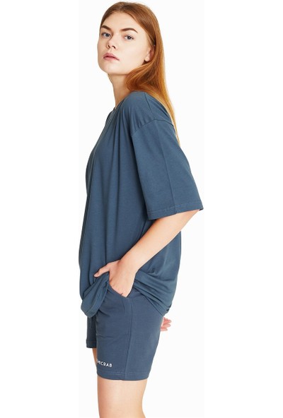 Almicrab Basic Şort Regular Fit Füme