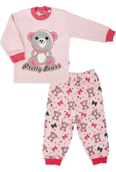 Kız Bebek Takımı Panda Baskılı Kız Bebek Takımı Panda Baskılı