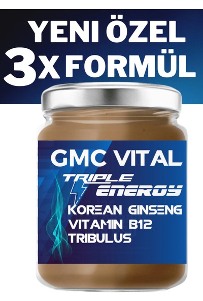 GMCVİTAL Ginseng Tribulus B12 Bitkisel Kuvvet Macunu 240 gr