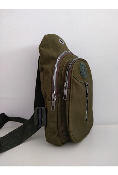 Tekin12 Kirınkıl Kumaş Üç Bölmeli Sırt ve Göğüs Çantası