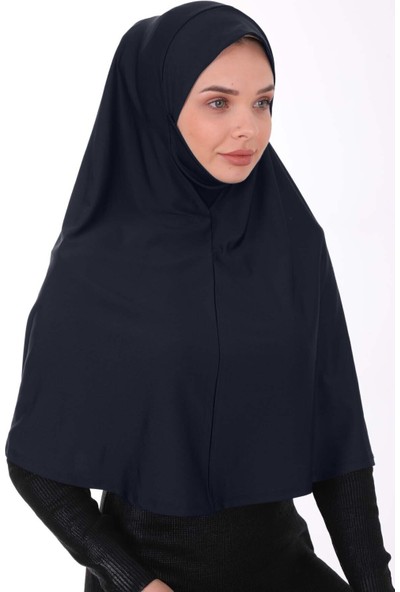 MasMavi Tek Parça Pratik Eşarp - Hac - Umre - Namaz - Günlük Kullanım - Iğne Gerektirmez-Lacivert MasMavi Tek Parça Pratik Eşarp - Hac - Umre - Namaz - Günlük Kullanım - Iğne Gerektirmez-Lacivert