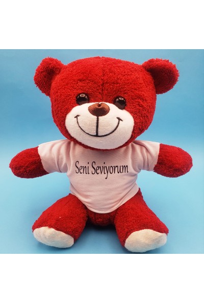 BSSM Kırmızı Ayıcık Seni Seviyorum Tişörtlü