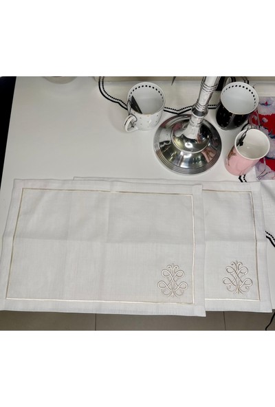 Klas Home Decor Amerikan Servis 2'li Krem Klas Home Decor Amerikan Servis 2'li Krem