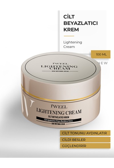 J'Weel Cilt Beyazlatıcı Krem 100 ml