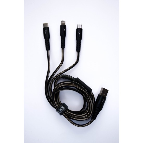 Gerlax Gd-45 3 In 1 Data Cable 1.25M 3A Data Kablo Fiyatı