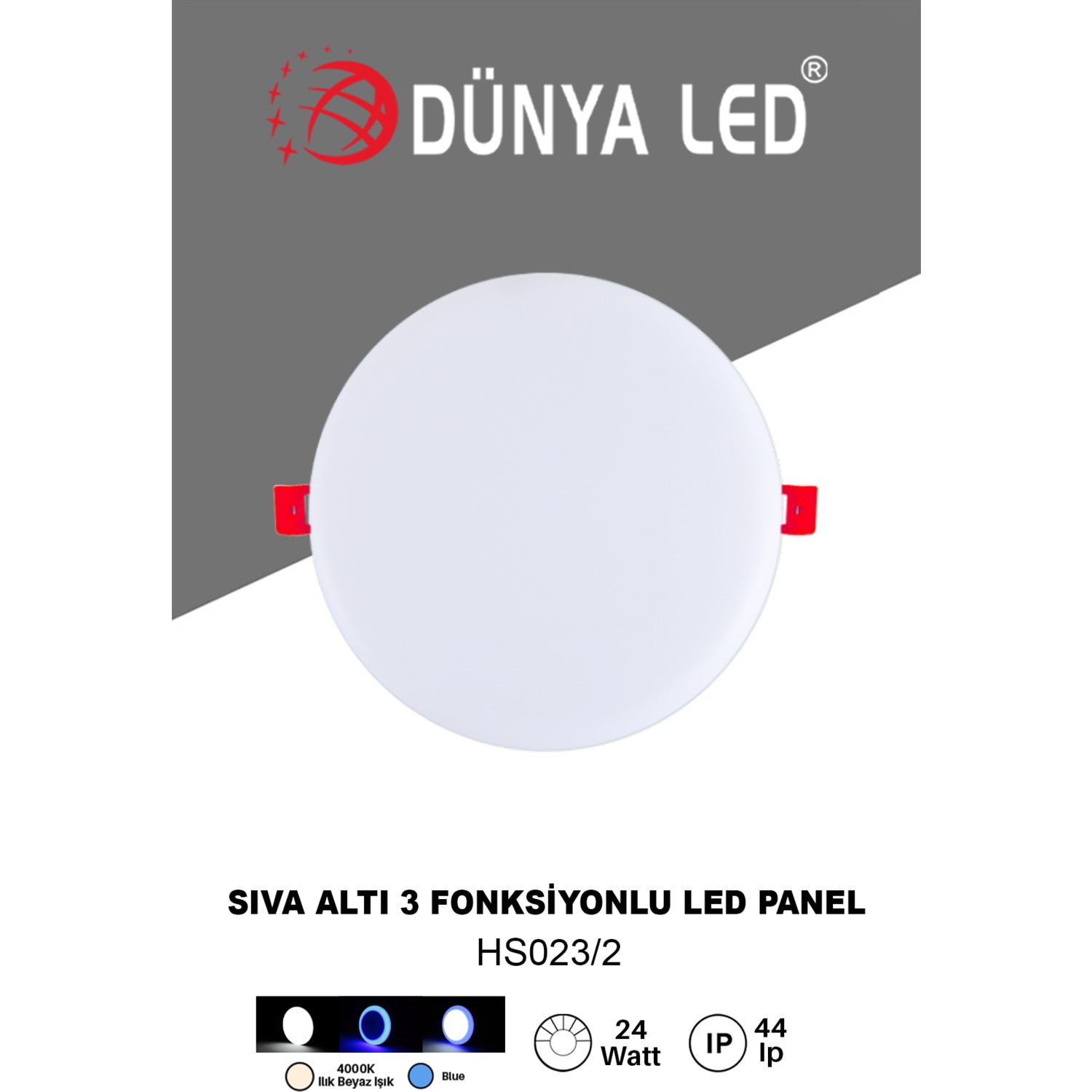 D nya Led HS 023 2 24W SIVA ALTI AKR L K 3 FONKS YONLU LED Fiyat D nya Led HS 023 2 24W SIVA ALTI AKR L K 3 FONKS YONLU LED Fiyat