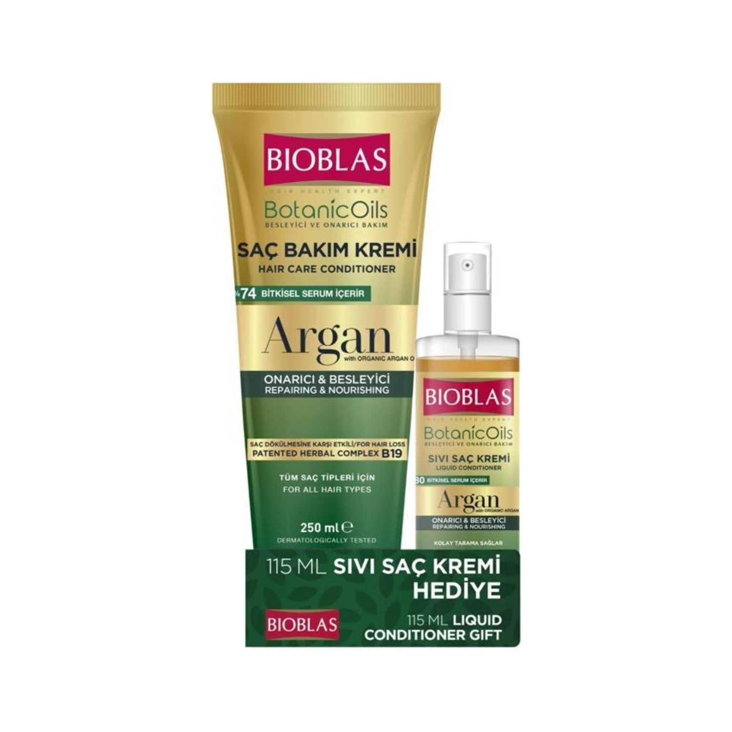 Bioblas Botanic Oils Argan Yağlı Saç Bakım Kremi 250ml+Sıvı Fiyatı