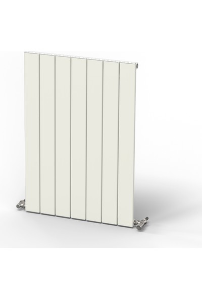 Hestia Alüminyum Tasarım Dikey Radyatör 900 x 625 Beyaz