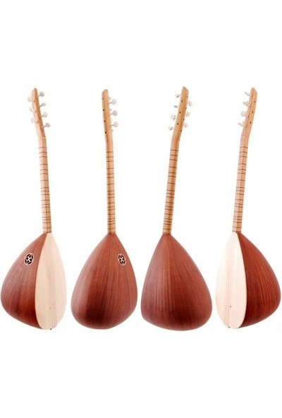 melekstore Bağlama Yaprak Maun Kısa Bymk+Kılıf