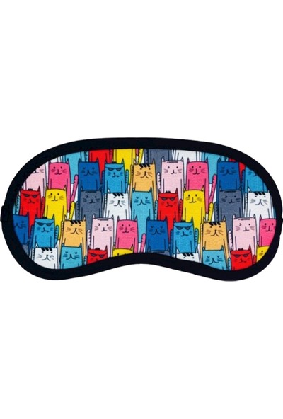 Adil Baba Özel Tasarım Lastikli Polyester Uyku Bandı 19X9CM Adil Baba Özel Tasarım Lastikli Polyester Uyku Bandı 19X9CM