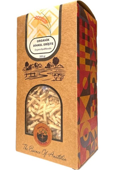 Anadolunun Özü Organik Dinkel Sade Erişte ''300gr'' Anadolunun Özü Organik Dinkel Sade Erişte ''300gr''