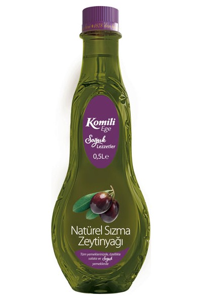 Komili Ege Sızma Zeytinyağı 500 ml 4 Adet Komili Ege Sızma Zeytinyağı 500 ml 4 Adet