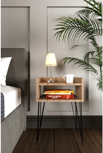 Liyano Komodin Şifonyer Metal Ayaklı Yatak Başı Liyano Komodin Şifonyer Metal Ayaklı Yatak Başı